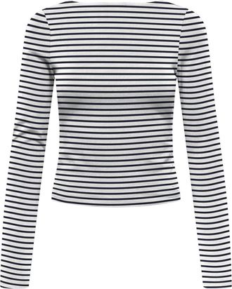 Only Onlkiss Life Ls Open Bac Top Cc JRS Noos