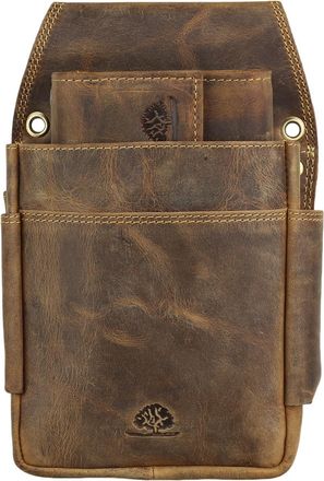 Greenburry Vintage Leder Kellnerbörse + Holster Set 1785-25 + 1786B-25