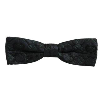 Dolce & Gabbana Vorgebundene Jacquard-Fliege - - Accessories - Herren - Schwarzk - ONE SIZE