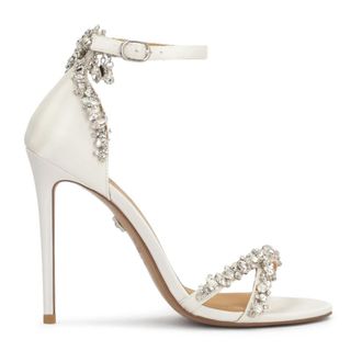 Kazar Wei&szlig;e Hochzeitssandalen verziert mit Zirkonen - - Shoes - Damen - Wei&szlig; - 36 EU