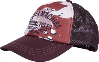 Deus Homme, Accessoires, Brun, Taille: ONE Size Cappellino Trucker Tokyo Address