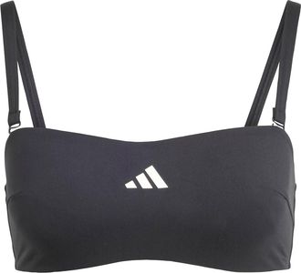 adidas Womens Iconisea Padded Bandeau Top Black/White 36