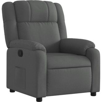 vidaXL Relaxsessel Dunkelgrau Stoff - Vidaxl