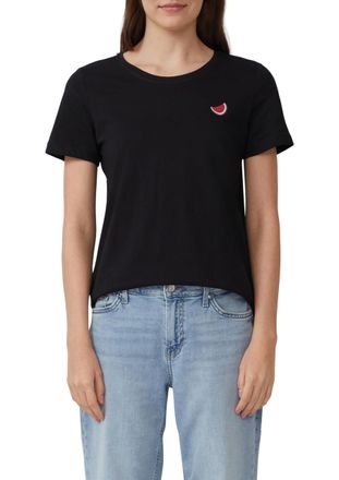 s.Oliver Jersey-T-Shirt mit Stickerei