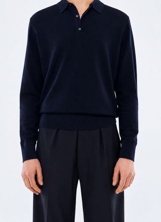 Fursac Polo en maille de coton et cachemire - Taille XXL - Homme