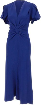 Victoria Beckham Femme, Robes, Bleu, Taille: 36 FR Eve Midi Dress