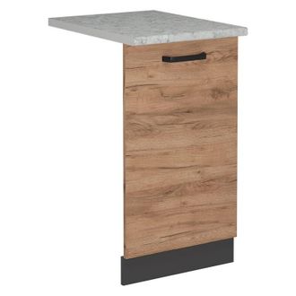 Vicco Panneau de lave-vaisselle R-Line, Chêne de force doré, 45cm, pt Marbre