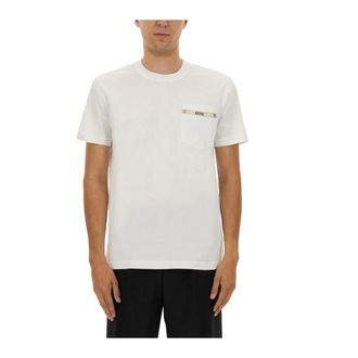 Moschino T-shirt &agrave; poche - Homme - Tops - Blanc - Taille: XL