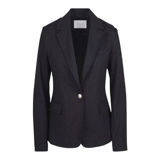 Circolo 1901 Femme, Vestes, Noir, Taille: 48 FR Giacca monopetto in jersey stretch