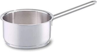 FISSLER Häppchen / Edelstahl-Stielkasserolle (Ø 14 cm, 1 Liter) - deckellos, unbeschichtet - Induktion