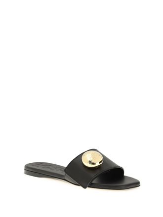Loewe Pebble Slide Sandal - Black