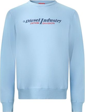 Diesel SweaT-shirt S-Ginn-Ind - Homme - Sweatshirts et sweats &agrave; capuche - Bleu - Taille: XS