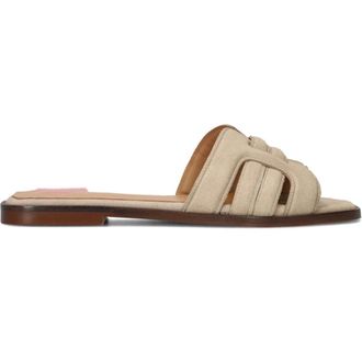 Notre-V Beige Ledersandalen f&uuml;r den Sommer - - Shoes - Damen - Beige - 38 EU
