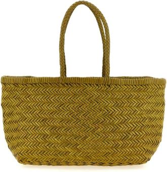 Dragon Diffusion Geflochtene Leder-Tragetasche - - Bags - Damen - Gr&uuml;n - ONE SIZE