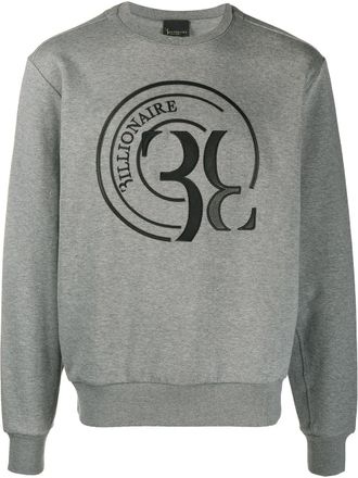 Billionaire Boys Club Sweatshirt mit Logo-Print - Grau