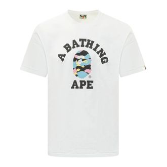 A Bathing Ape New Multi Camo Tee - - Tops - Herren - Wei&szlig; - 2XL