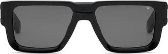 Philipp Plein Homme, Accessoires, Noir, Taille: ONE Size Plein Eagle Lunettes de soleil