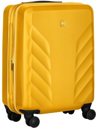 Wenger Motion Carry-On Hartschalenkoffer, Handgep&auml;ck, Trolley, 36 (43) l, Sicherheitsschloss, Damen Herren, Reisen Urlaub, Gelb, 653339