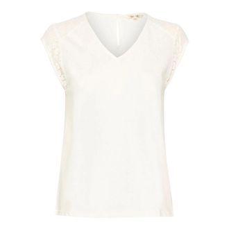 Cream Crhermi Tshirt - - Tops - Damen - Wei&szlig; - 2XL