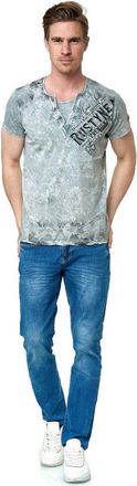 Rusty Neal T-Shirt im coolen Used-Look-Design