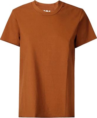 Labo Art t-shirt à patch logo - Marron