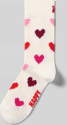 Happy Socks Socken aus elastischem Baumwoll-Mix Modell Pixel Heart