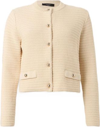 Max Mara Femme, Pulls, Beige, Taille: 42 FR Wkdvodka Cardigan