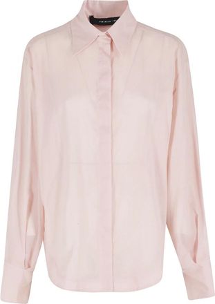 Federica Tosi Femme, Blouses et Chemises, Rose, Taille: 38 FR Chemises
