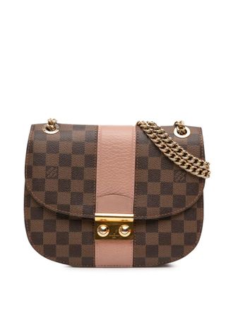 Louis Vuitton 2017 Damier Ebene Cuir Taurillon Wight shoulder bag - Marron