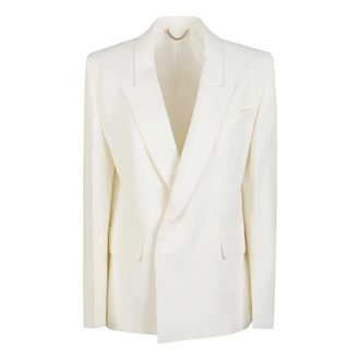 Victoria Beckham Doppelreihige Jacke - - Jackets - Damen - Beige - XS