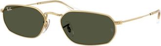 Ray-Ban Homme, Accessoires, Jaune, Taille: 57 MM Lunettes de soleil irr&eacute;guli&egrave;res