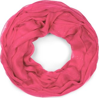 styleBREAKER Schlauchschal Loop mit Glitzer unifarben