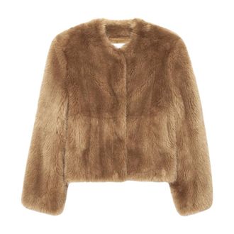 Stand Studio Stand Studio, Femme, Vestes, Brun, Taille: 38 FR Halle Jacket