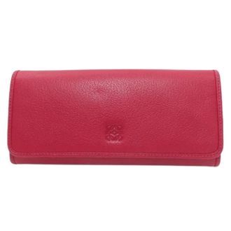 Loewe Pre-owned Long Wallet (Bifold) - - Pre-owned - Damen - Rot - ONE SIZE