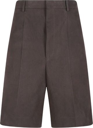 Bottega Veneta Shorts en gabardine de coton - Homme - Shorts - Brun - Taille: S