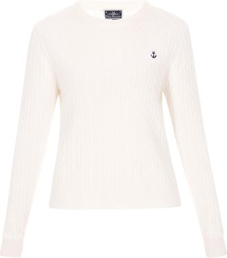 Dreimaster Dreimaster Pullover Frauen cremefarben