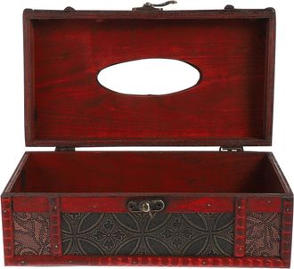 Angoily Retro Tissue Box Halter aus Hochwertigem Material Kompakte Elegantes Design Praktische Serviettenbox f&uuml;r Zuhause B&uuml;ro und Auto Klassisch Chinesischer 