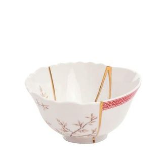 Seletti Bol Kintsugi - Blanc - Or - Designer Marcantonio