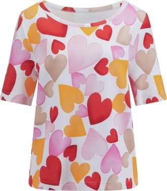 Efixelle Rundhals-Shirt Efixelle weiss