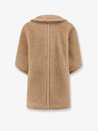 Max Mara Womens Cape Mxacavallo Beige Alpaca, Cashmere & Silk Jacket