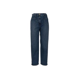 Elisabetta Franchi Gerades Jeans - - Jeans - Damen - Blau - W28