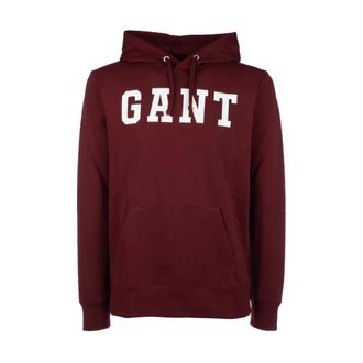 GANT Homme, Sweatshirts et sweats à capuche, Rouge, Taille: 2XL Sweat à capuche