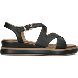 Inuovo Elegante Schwarze Flache Sandalen - - Shoes - Damen - Schwarzk - 37 EU
