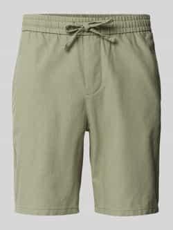 Only & Sons Regular Fit Shorts aus Baumwoll-Leinen-Mix Modell LINUS