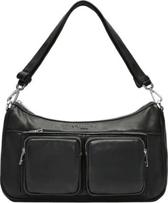 Liebeskind BERLIN Sheep Natural Hobo Bag M Black