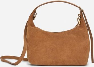 Arket Tasche Aus Spaltvelours -Braun