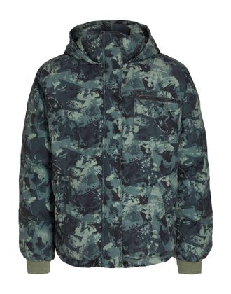 8 by YOOX PRINTED OVERSIZE PUFFER JACKET