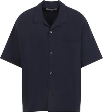 STUDIO NICHOLSON Homme, Chemises, Bleu, Taille: XL Agios Shirt