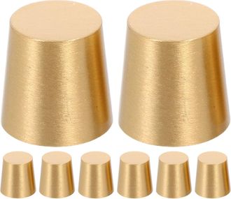 NUOBESTY DIYEAH 8 St&uuml;ck Schneidebrettf&uuml;&szlig;e: 15 mm Starke Holzf&uuml;&szlig;e f&uuml;r Serviertabletts, inklusive Schrauben und Unterlegscheiben, f&uuml;r K&uuml;chenger&auml;te und Diverse M&ouml;