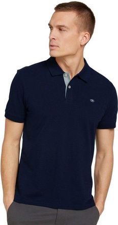 Tom Tailor Poloshirt mit Knopfleiste und Logo